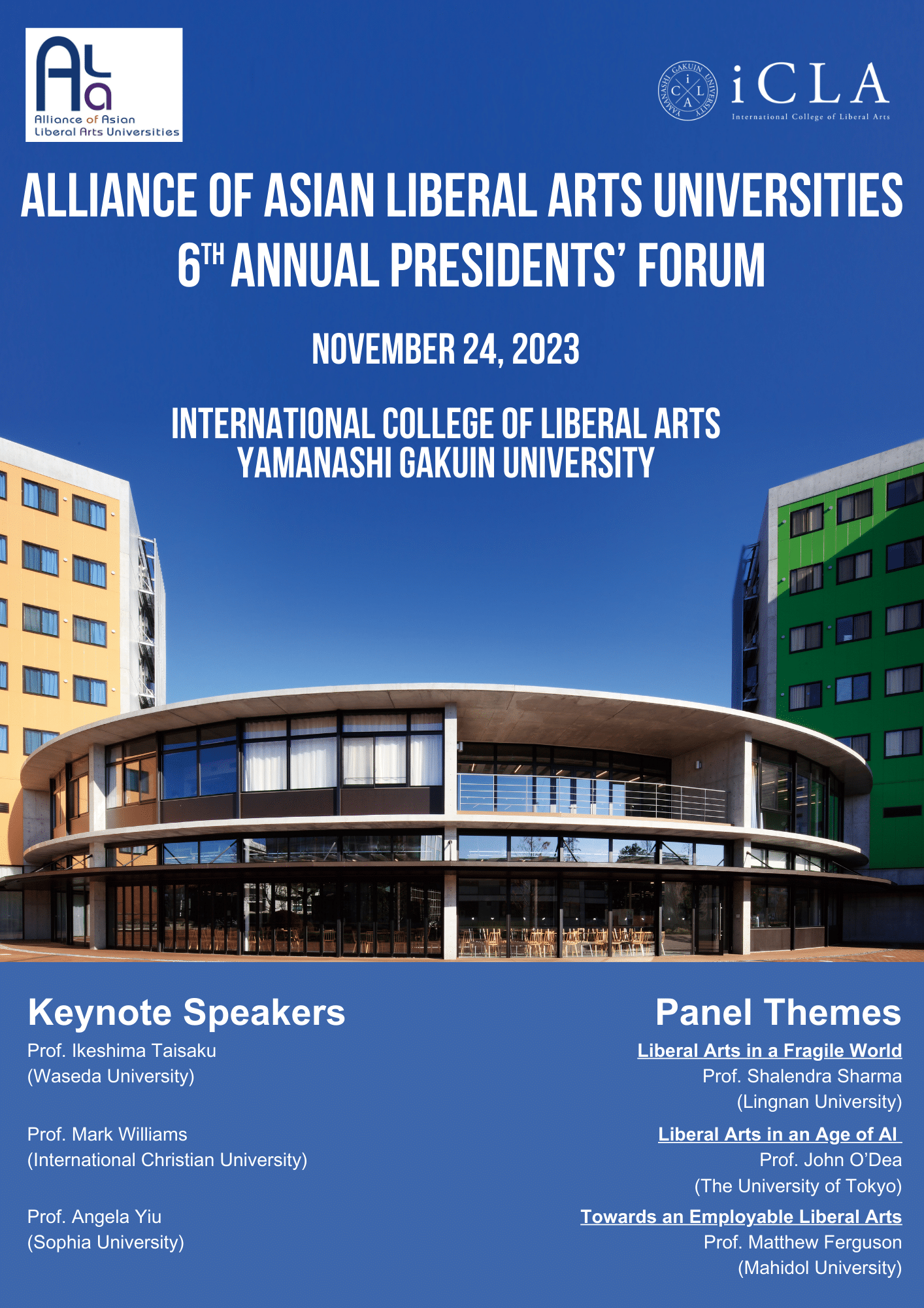 AALAU 6th Presidents’ Forum To Be Held At iCLA - International College ...